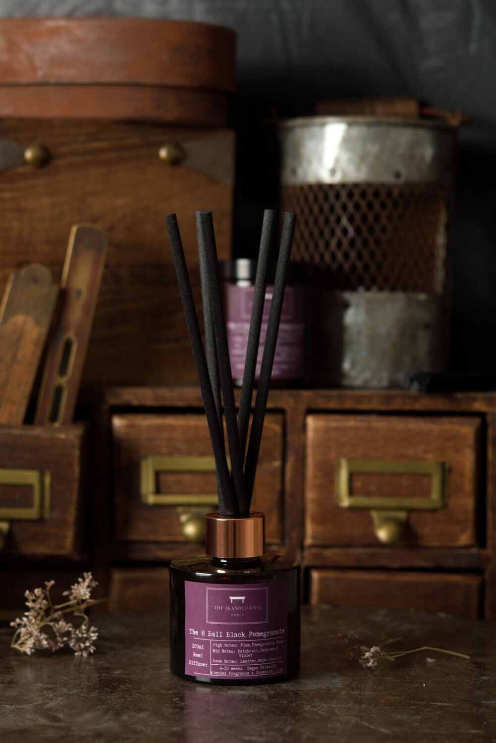 8 Ball Black Pomegranate (Reed Diffuser) – Paper People Books and Games ...