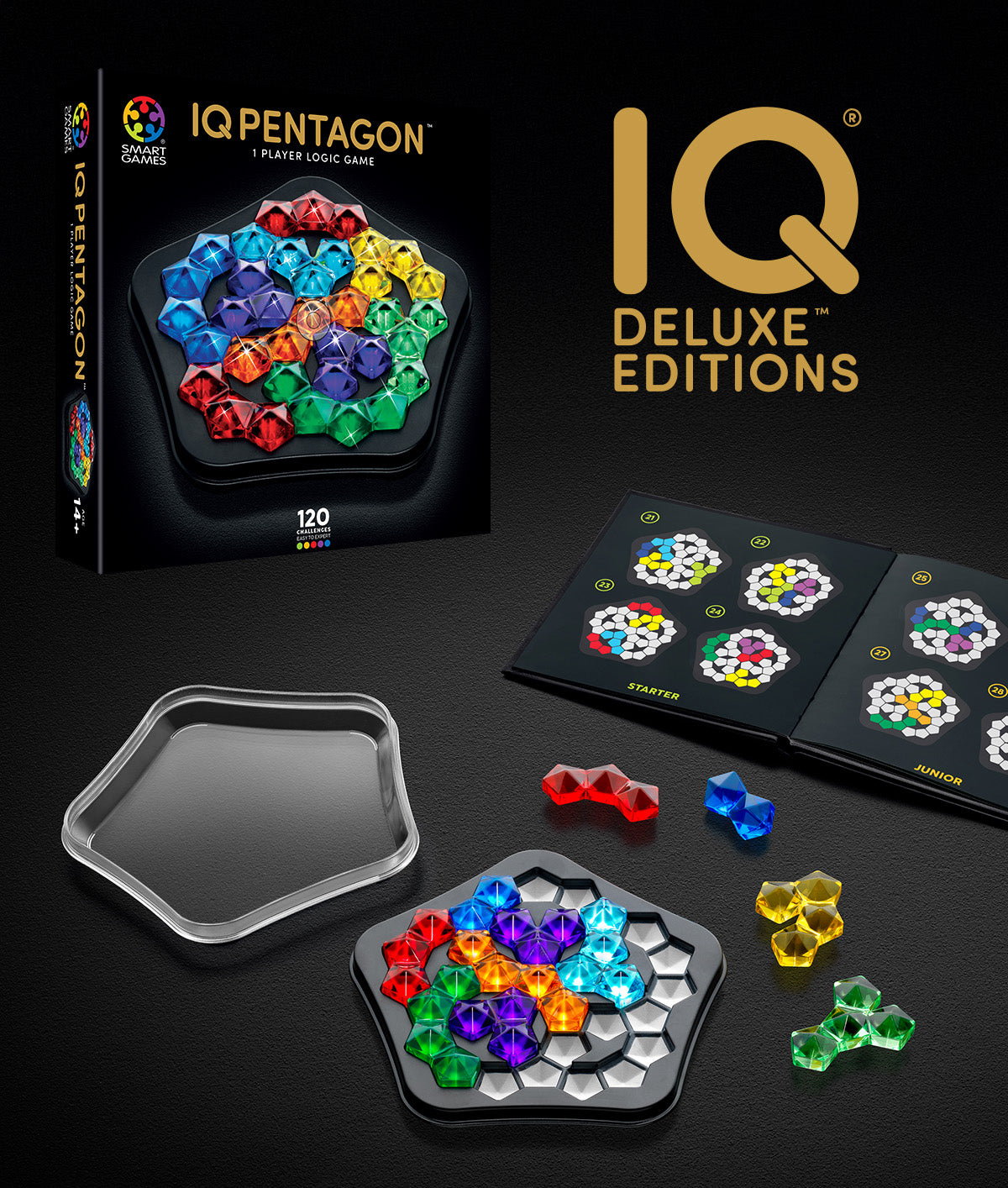 Smart Games: IQ Pentagon – Paper People Books and Games - Pateley Bridge